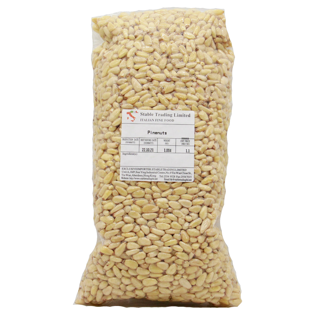 Pinenuts Vacuum 200g – Stable Trading Limited